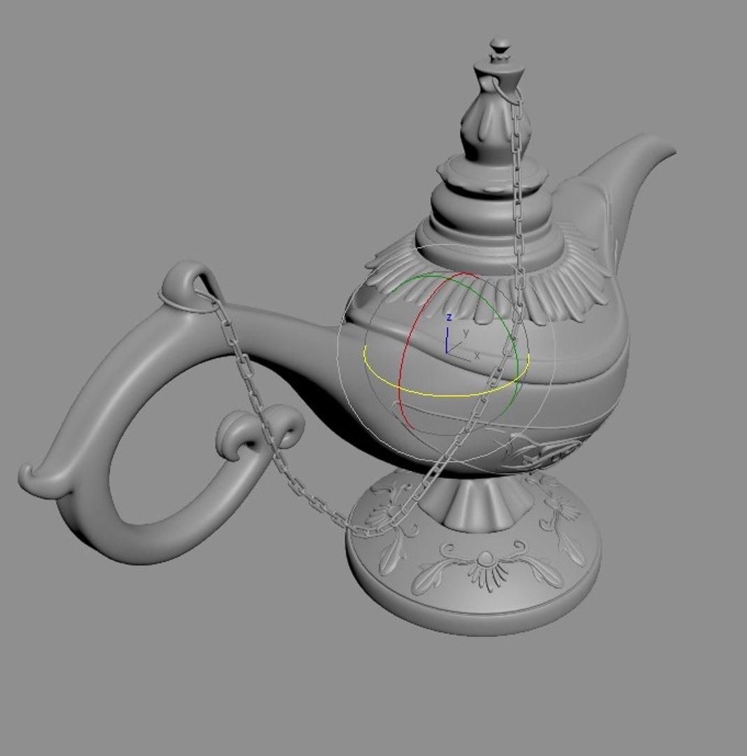 Aladdin Lamp 3D Model - TurboSquid 1299582