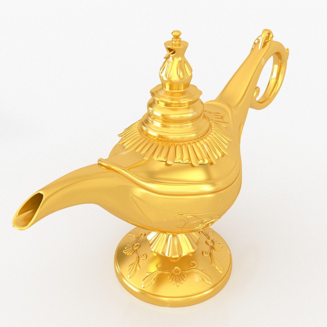 Aladdin Lamp 3D Model - TurboSquid 1299582