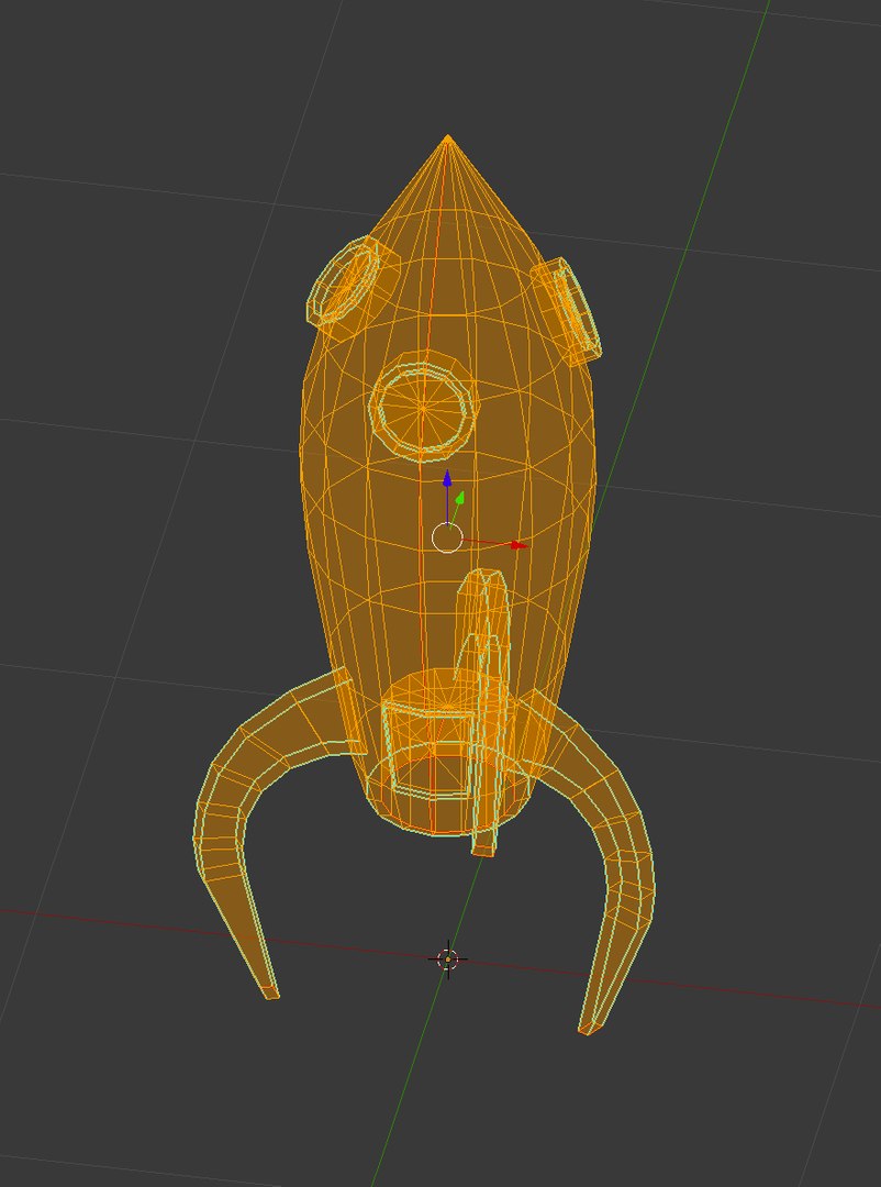 3D Space Rocket Low-poly - TurboSquid 1178935