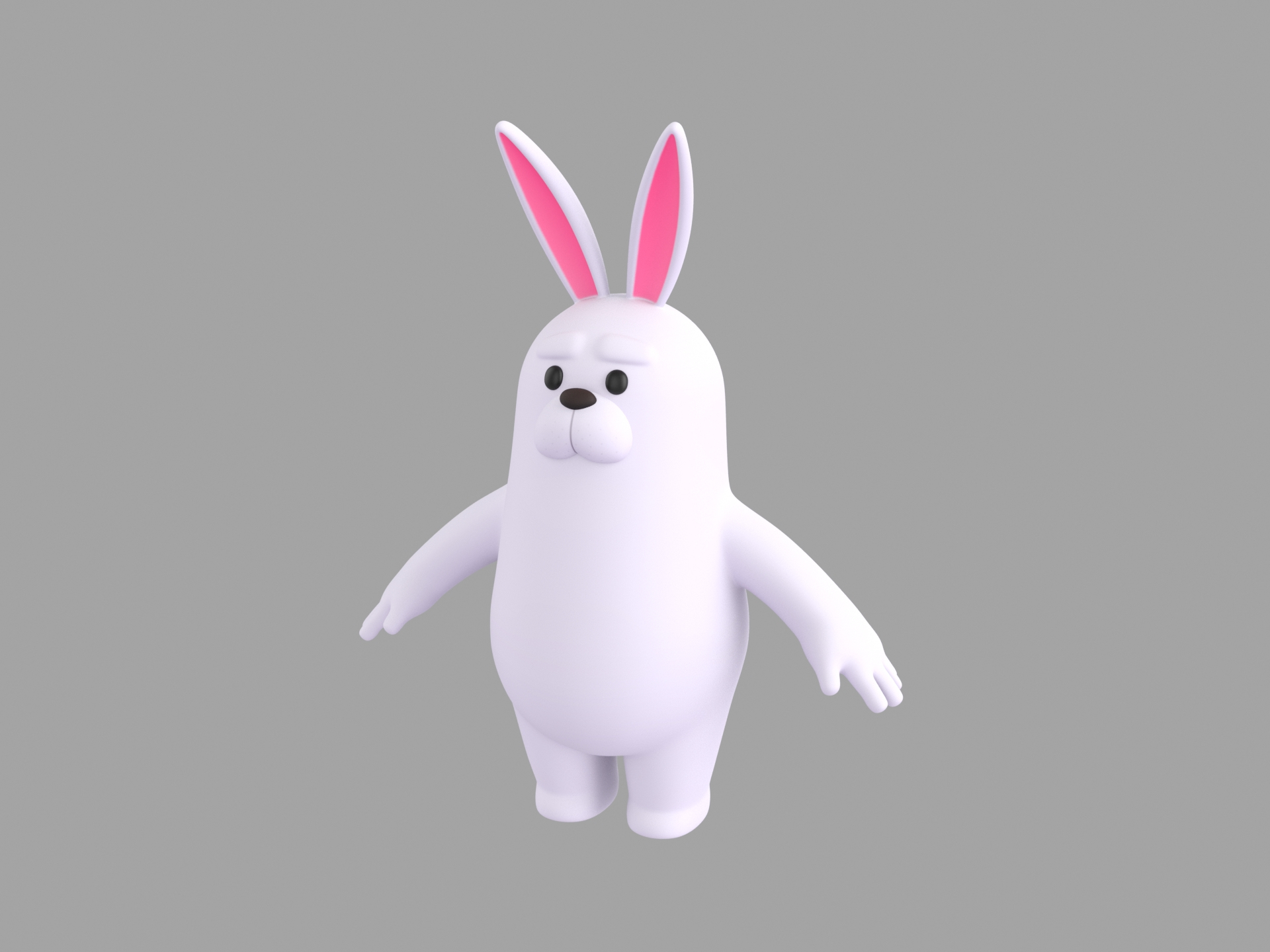 Cartoon Rabbit 3D model - TurboSquid 1733039