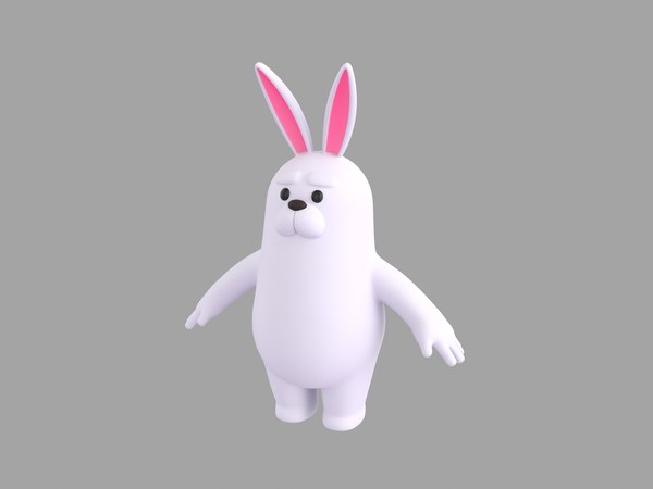 Cartoon Rabbit 3D Models for Download | TurboSquid