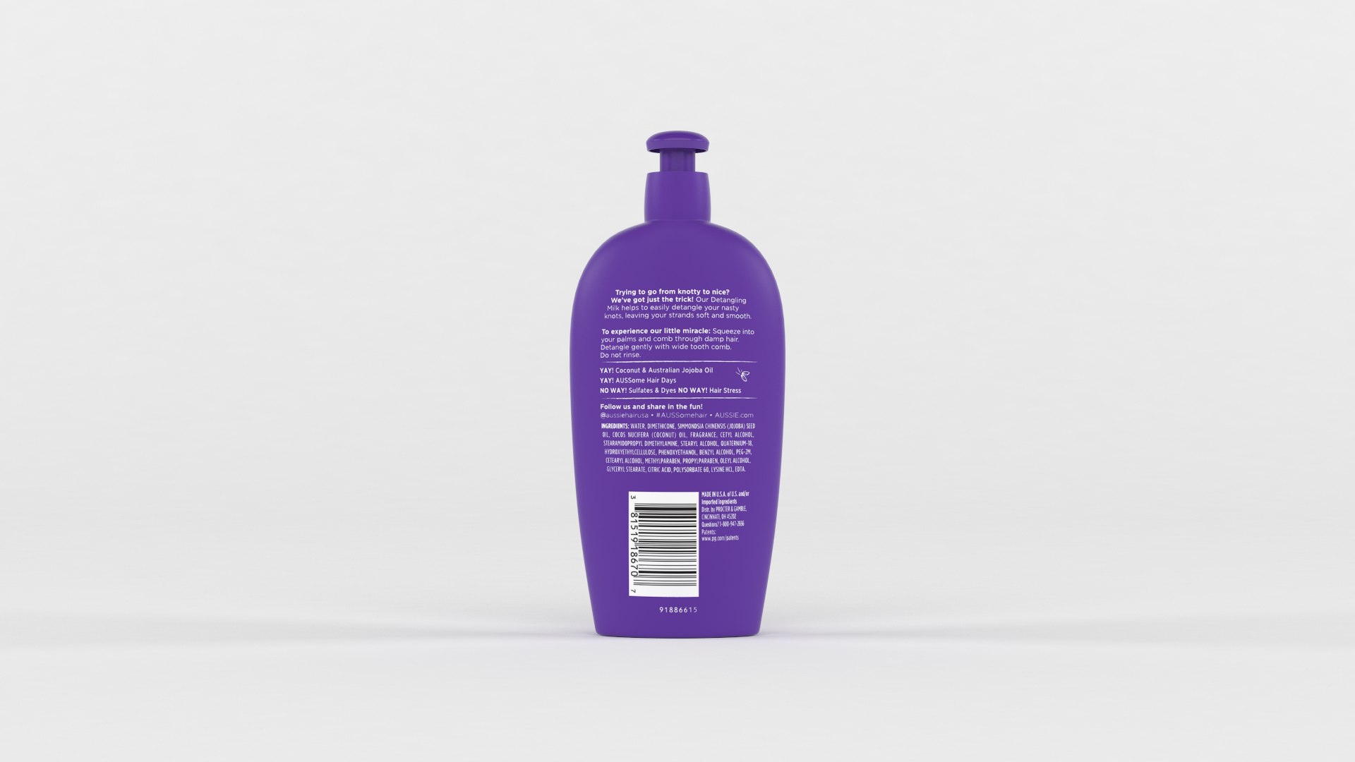 3D Aussie Shampoo Collection Model - TurboSquid 1768907