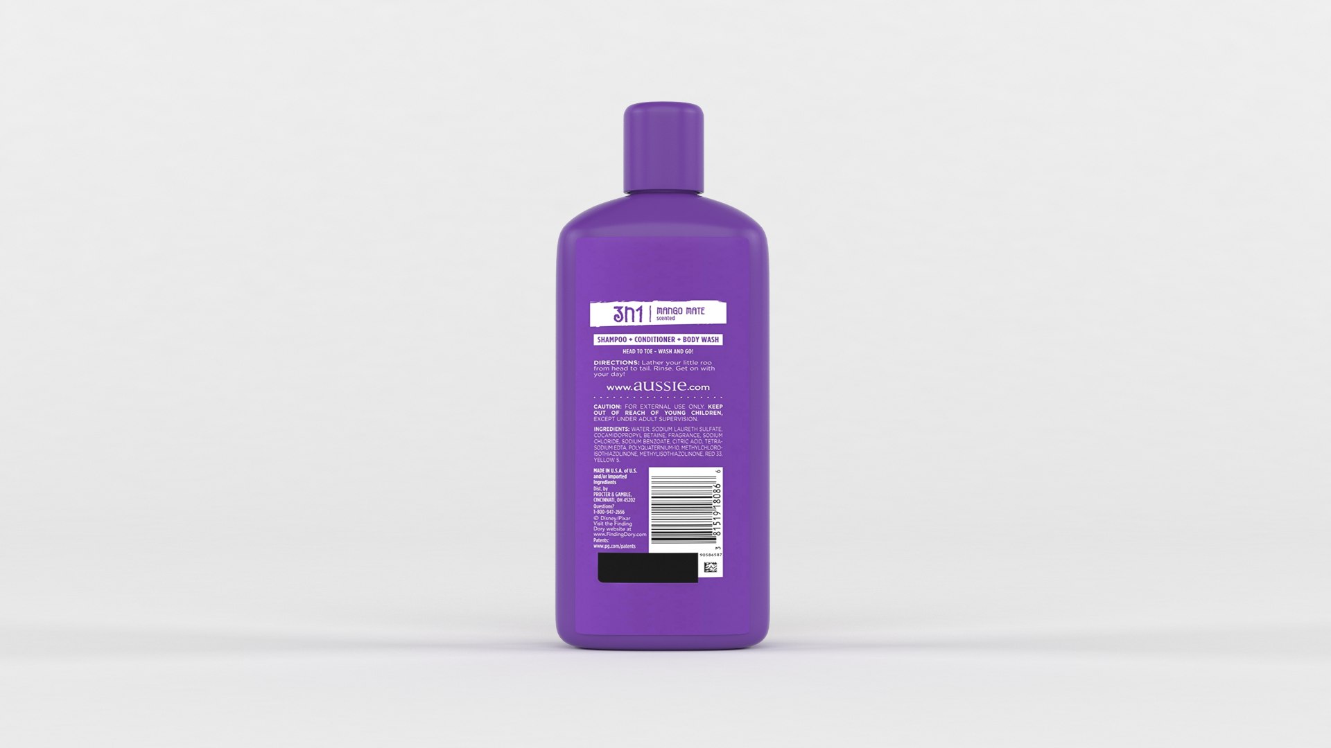 3D Aussie Shampoo Collection Model - TurboSquid 1768907