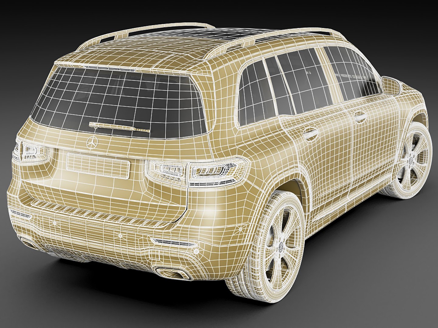 3D Mercedes Benz Glb Model - TurboSquid 1444431