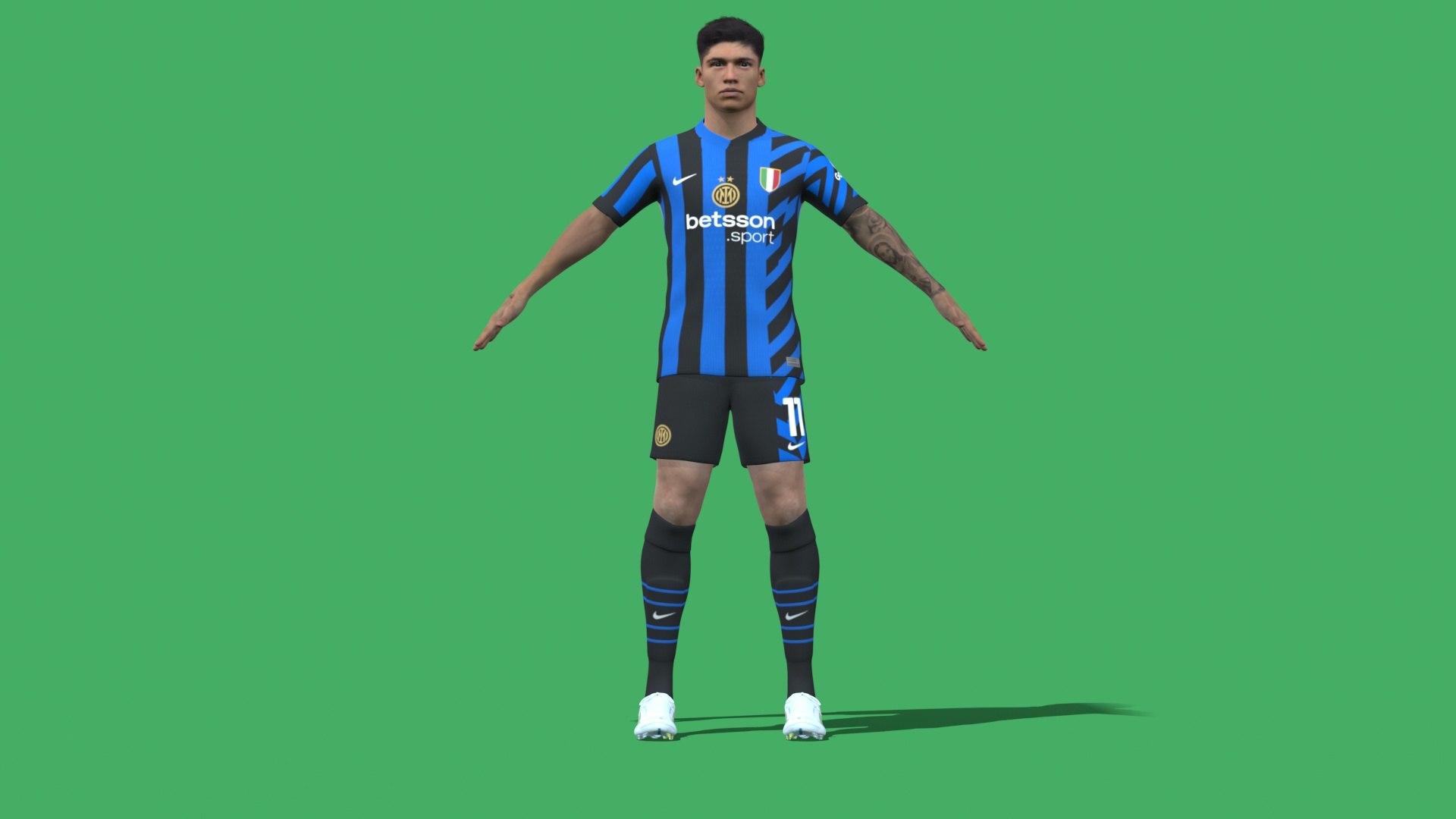 3D 3D Rigged Joaquin Correa Inter Milan 2025 Model - TurboSquid 2366888
