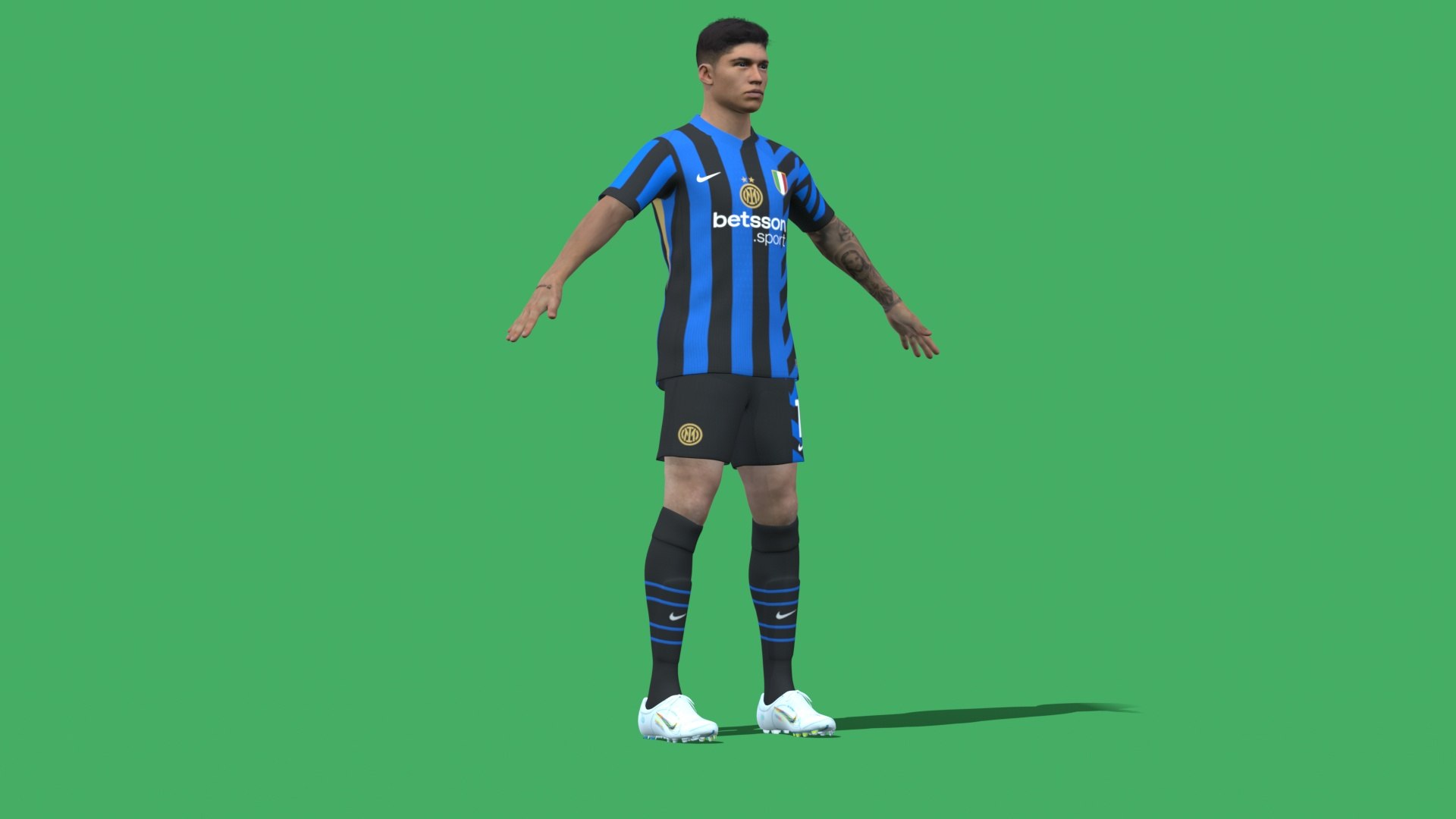 3D 3D Rigged Joaquin Correa Inter Milan 2025 Model - TurboSquid 2366888