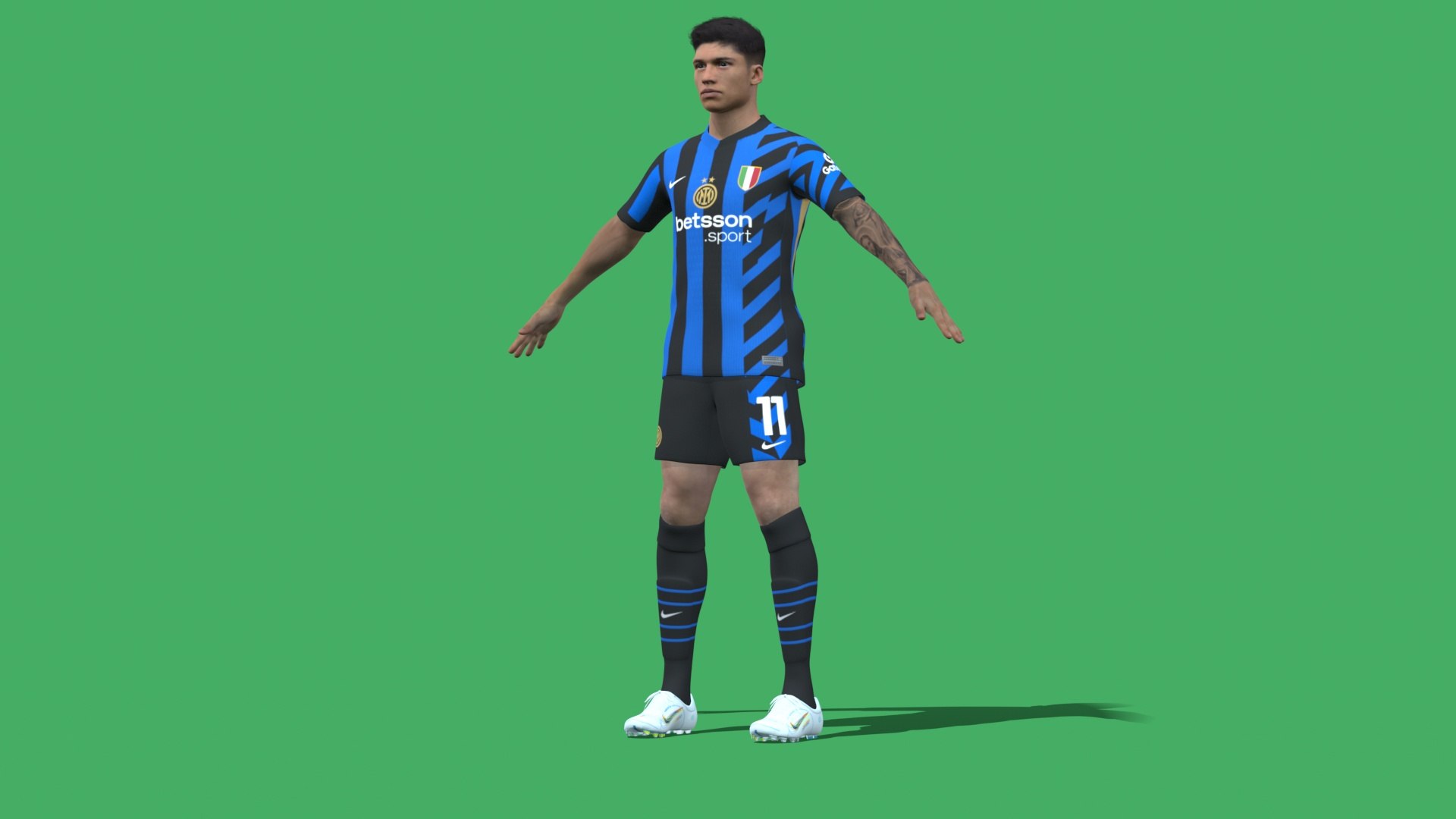 3D 3D Rigged Joaquin Correa Inter Milan 2025 Model - TurboSquid 2366888