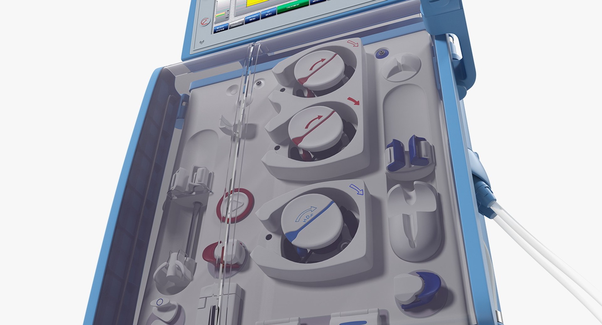 3D dialysis machine generic model - TurboSquid 1416196