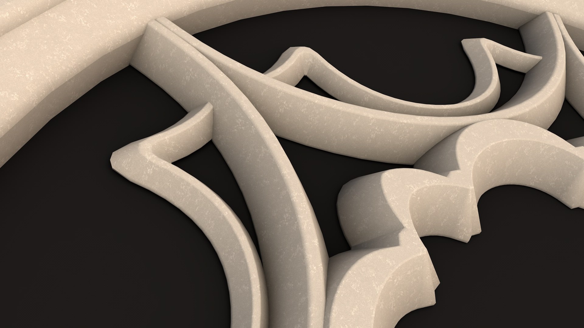 3D Round Gothic Window - TurboSquid 1814413