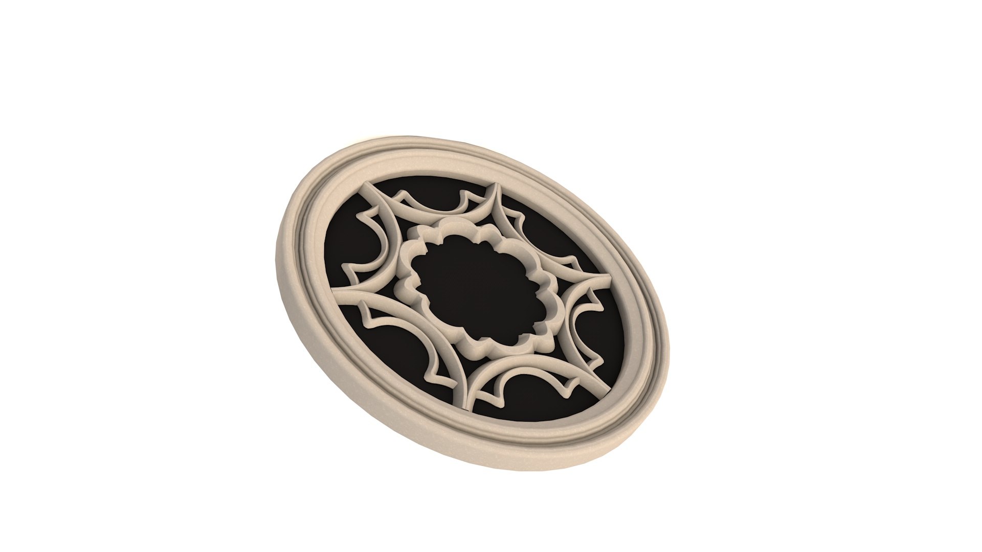 3D Round Gothic Window - TurboSquid 1814413