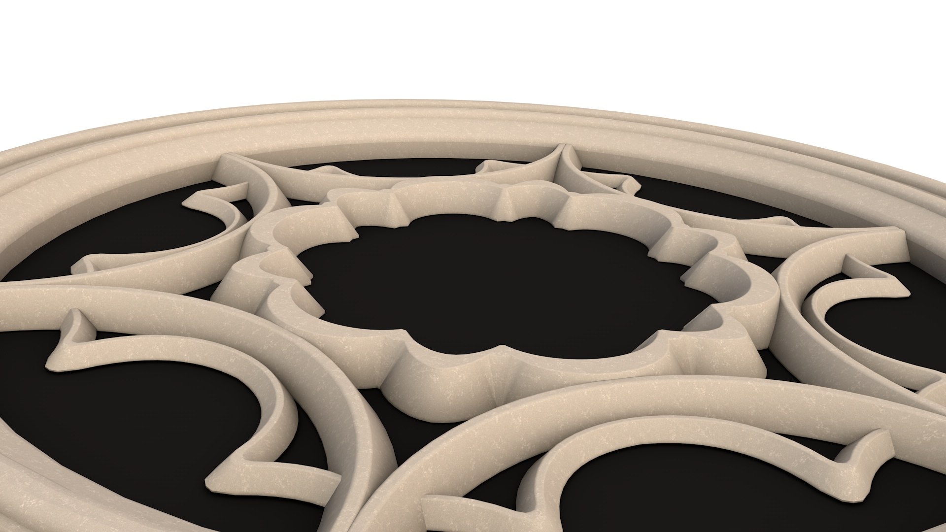 3D Round Gothic Window - TurboSquid 1814413