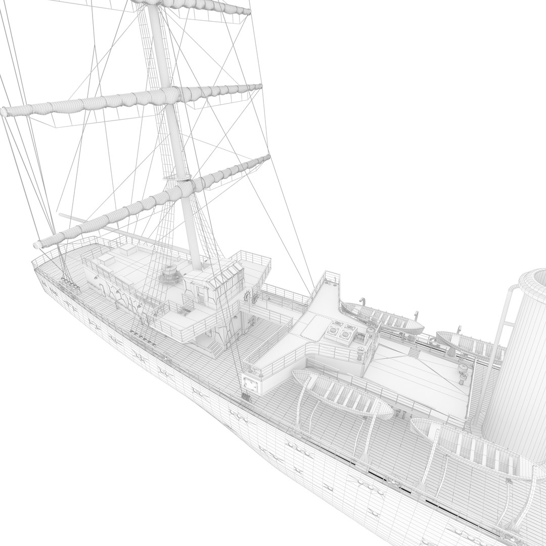 Historical sailing ship 3D model - TurboSquid 1559515