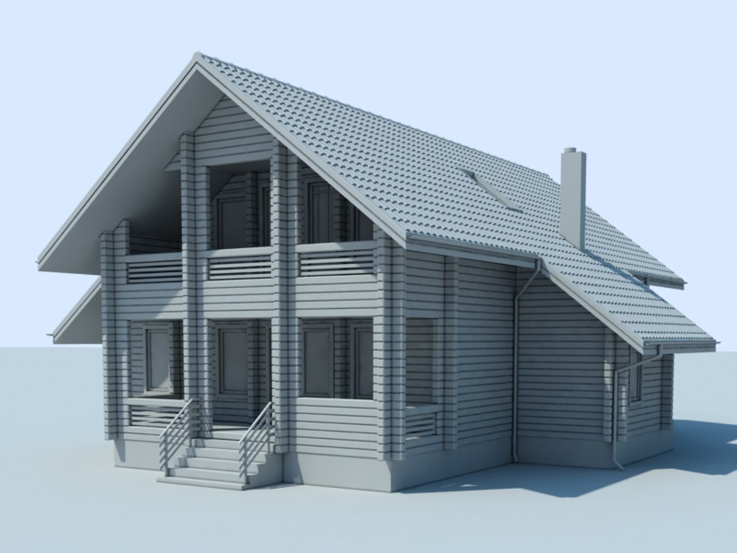 3d cottage