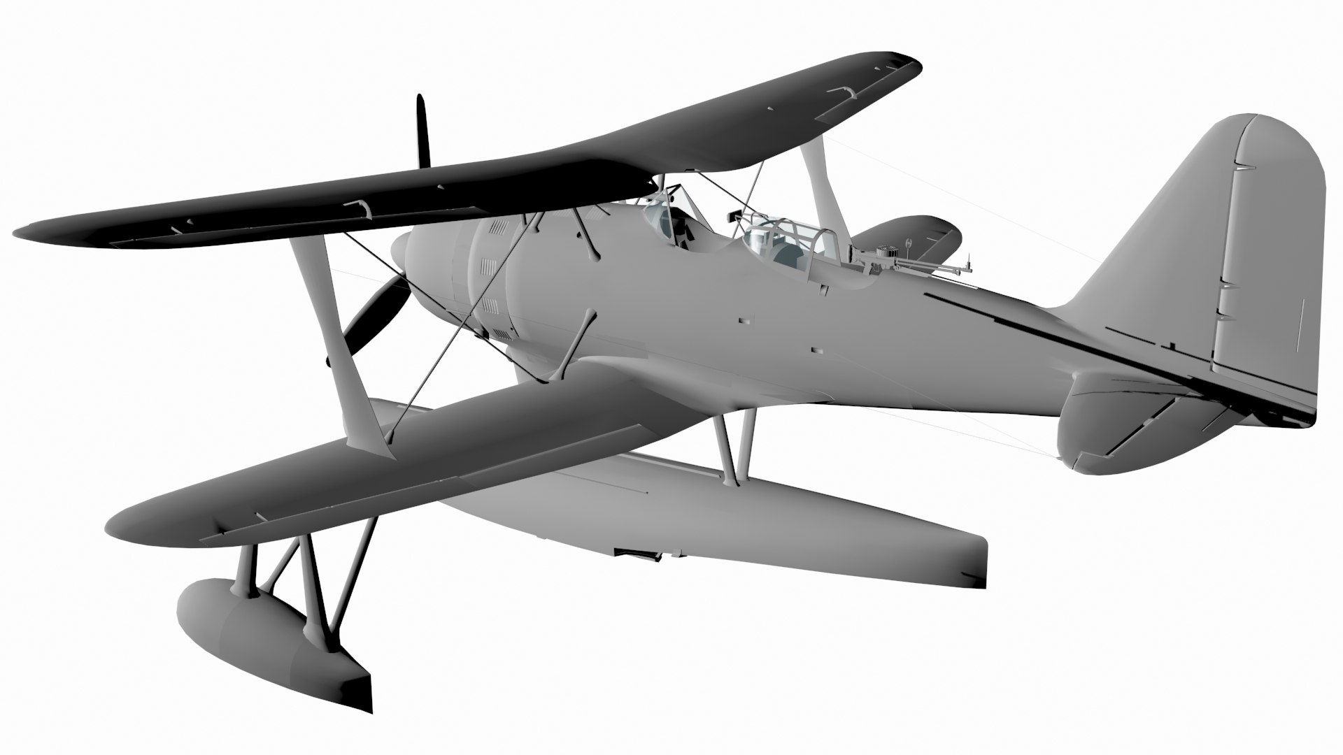 F1M2 Pete Seaplane 3D - TurboSquid 2102797