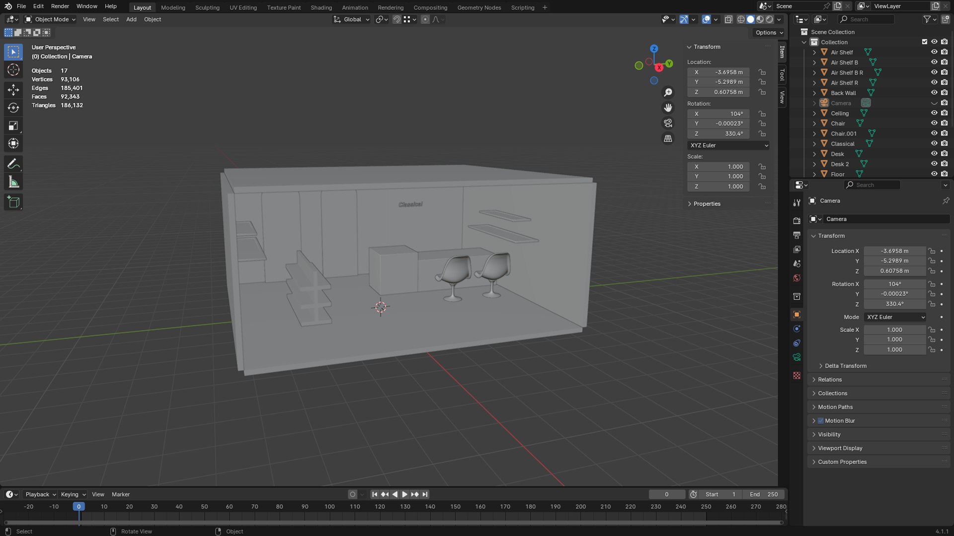 3D Classical Shop Interior - TurboSquid 2221282