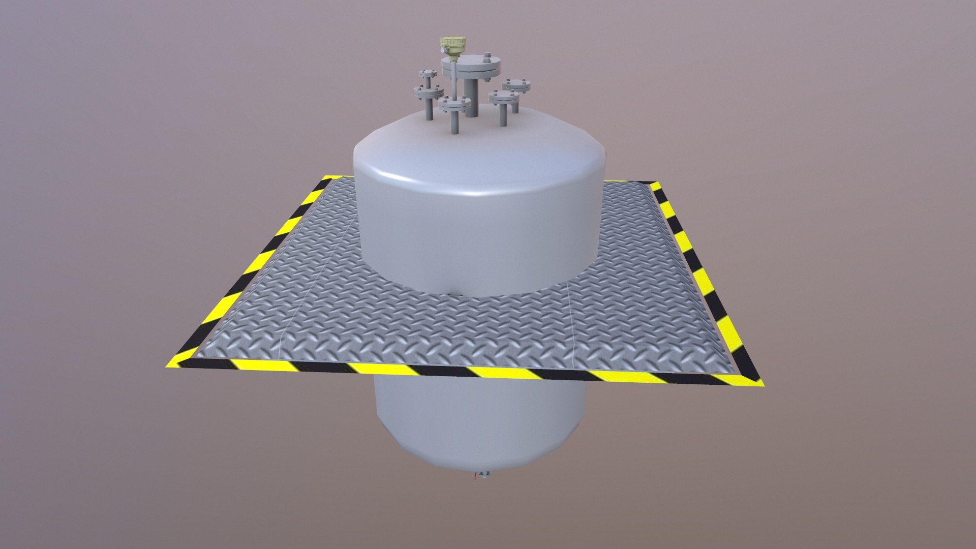 Vertical Flat Bottom Tank 3D - TurboSquid 2288894