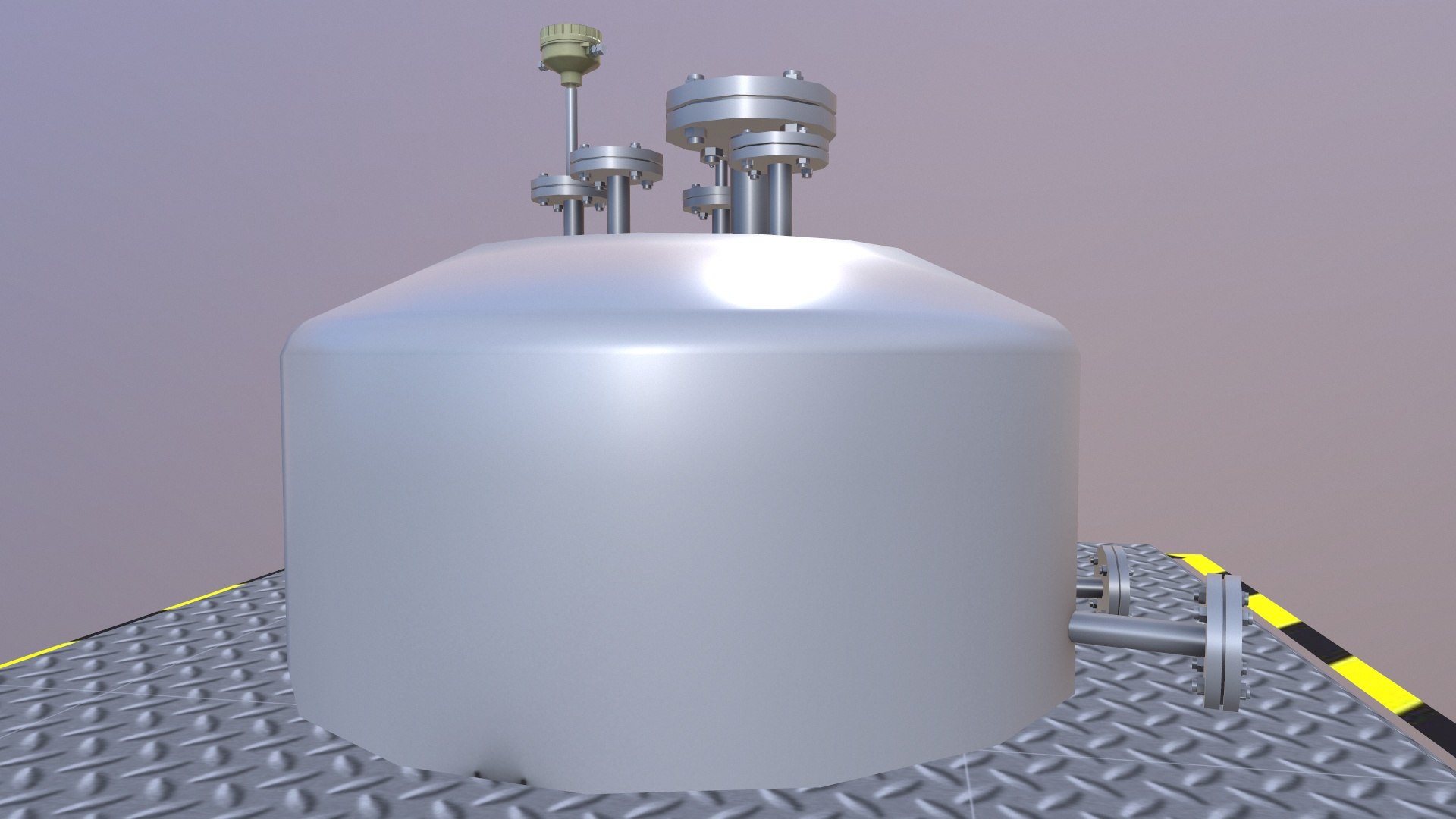 Vertical Flat Bottom Tank 3D - TurboSquid 2288894