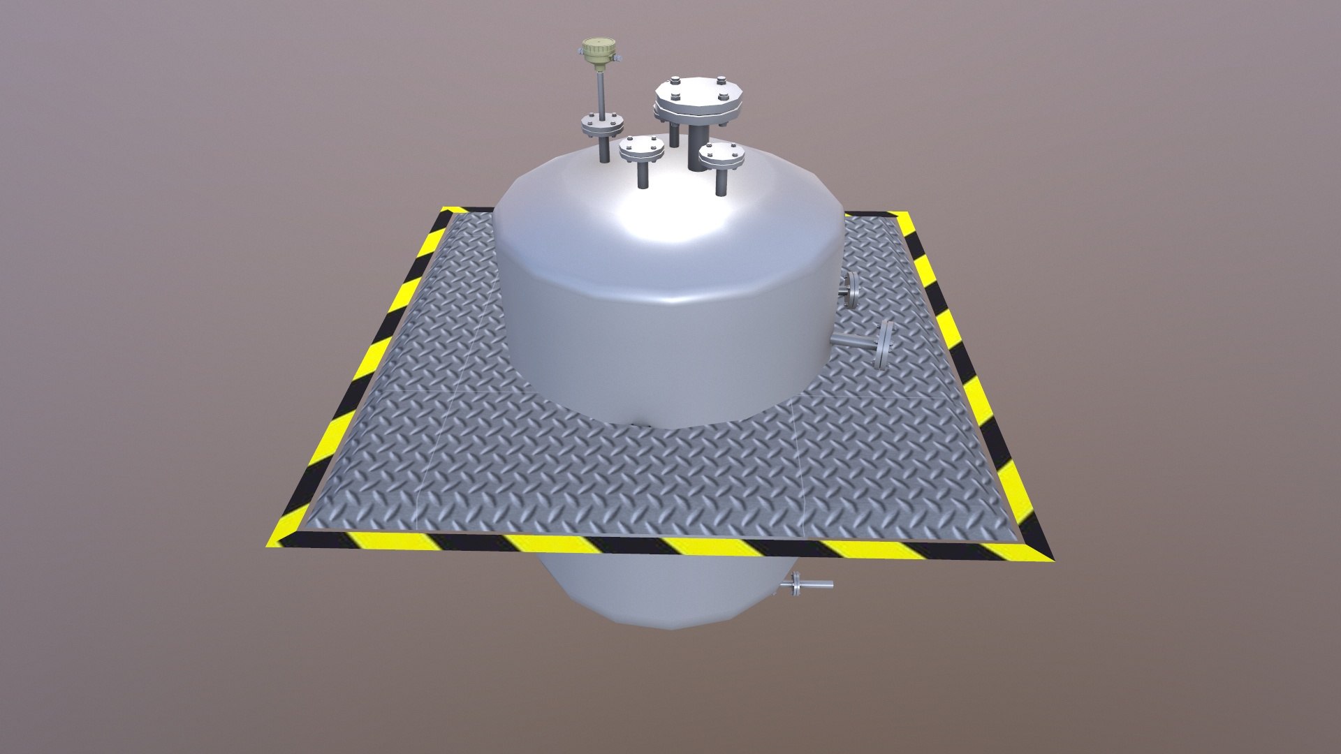 Vertical Flat Bottom Tank 3D - TurboSquid 2288894