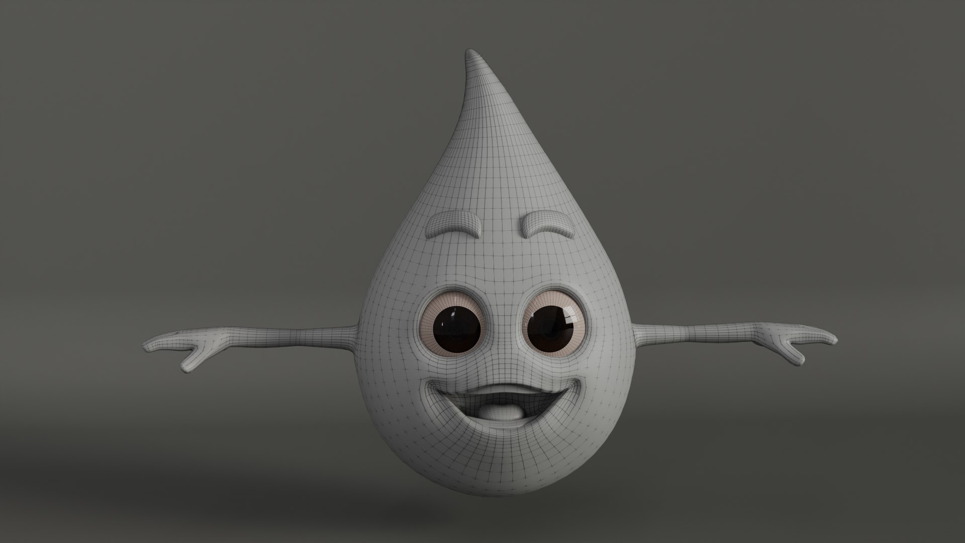 Chocolate Drop Model - TurboSquid 2270786