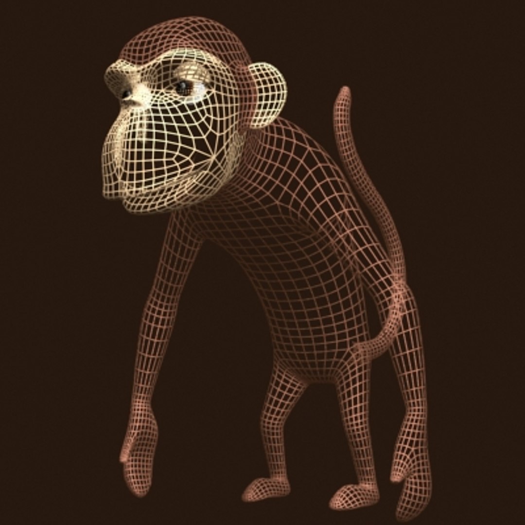 Monkey Animation 3d Model