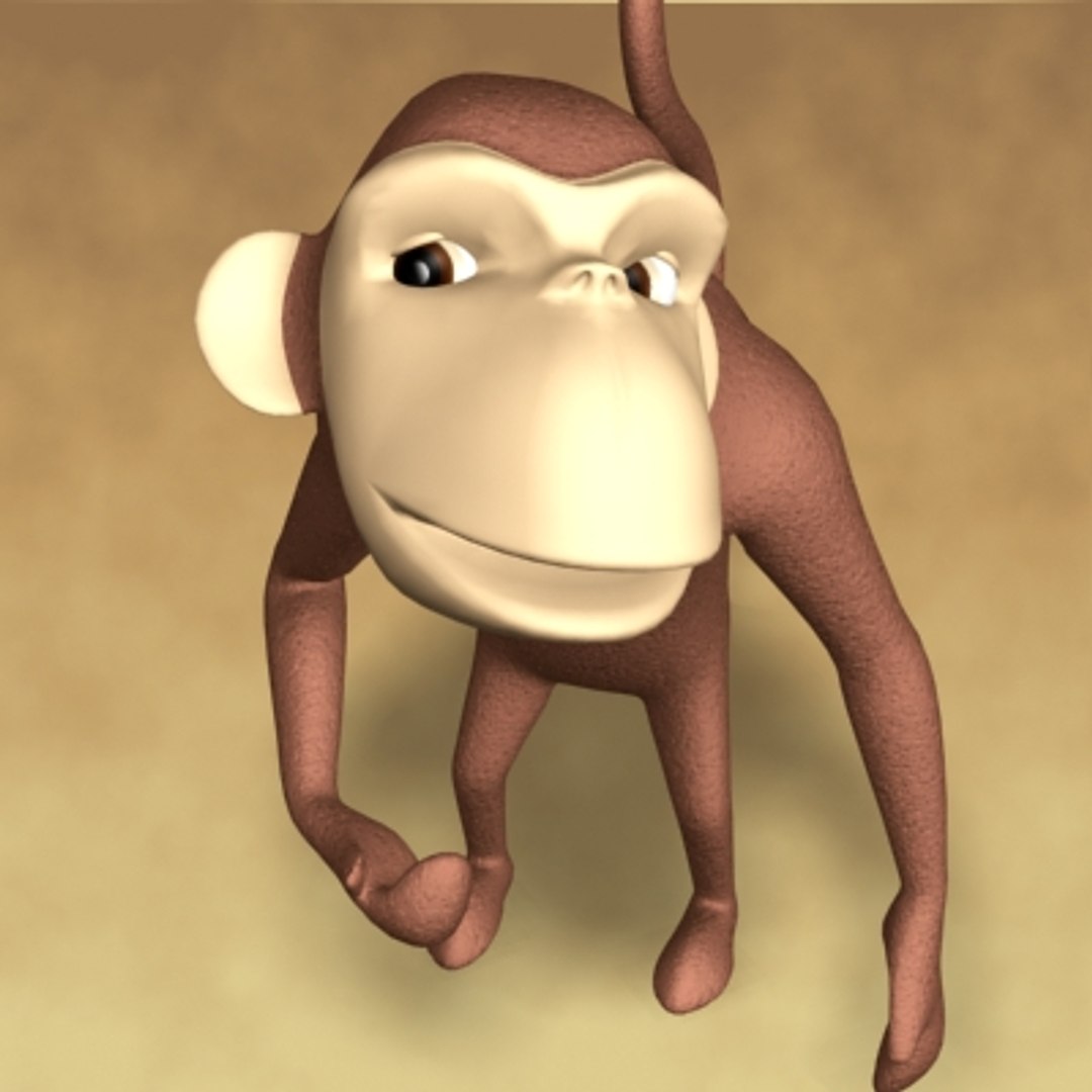 Monkey Animation 3d Model