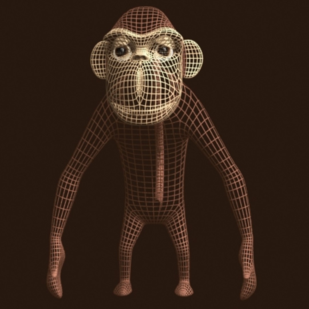 Monkey Animation 3d Model