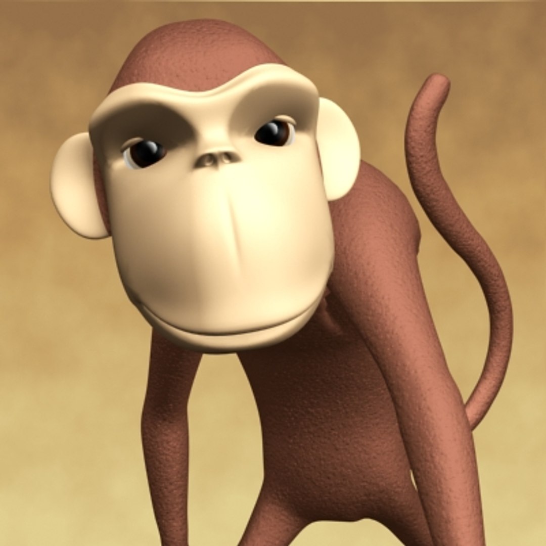 Monkey Animation 3d Model
