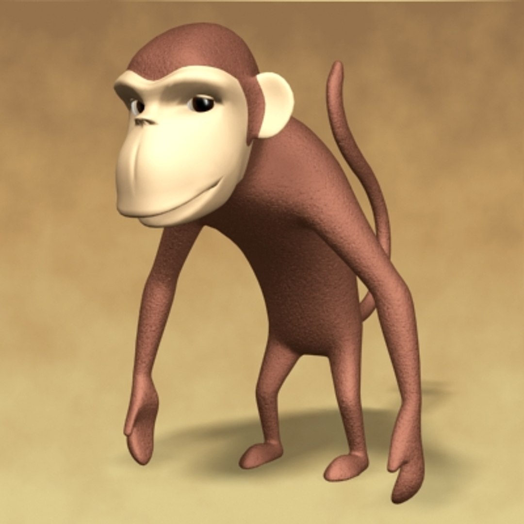 Monkey Animation 3d Model