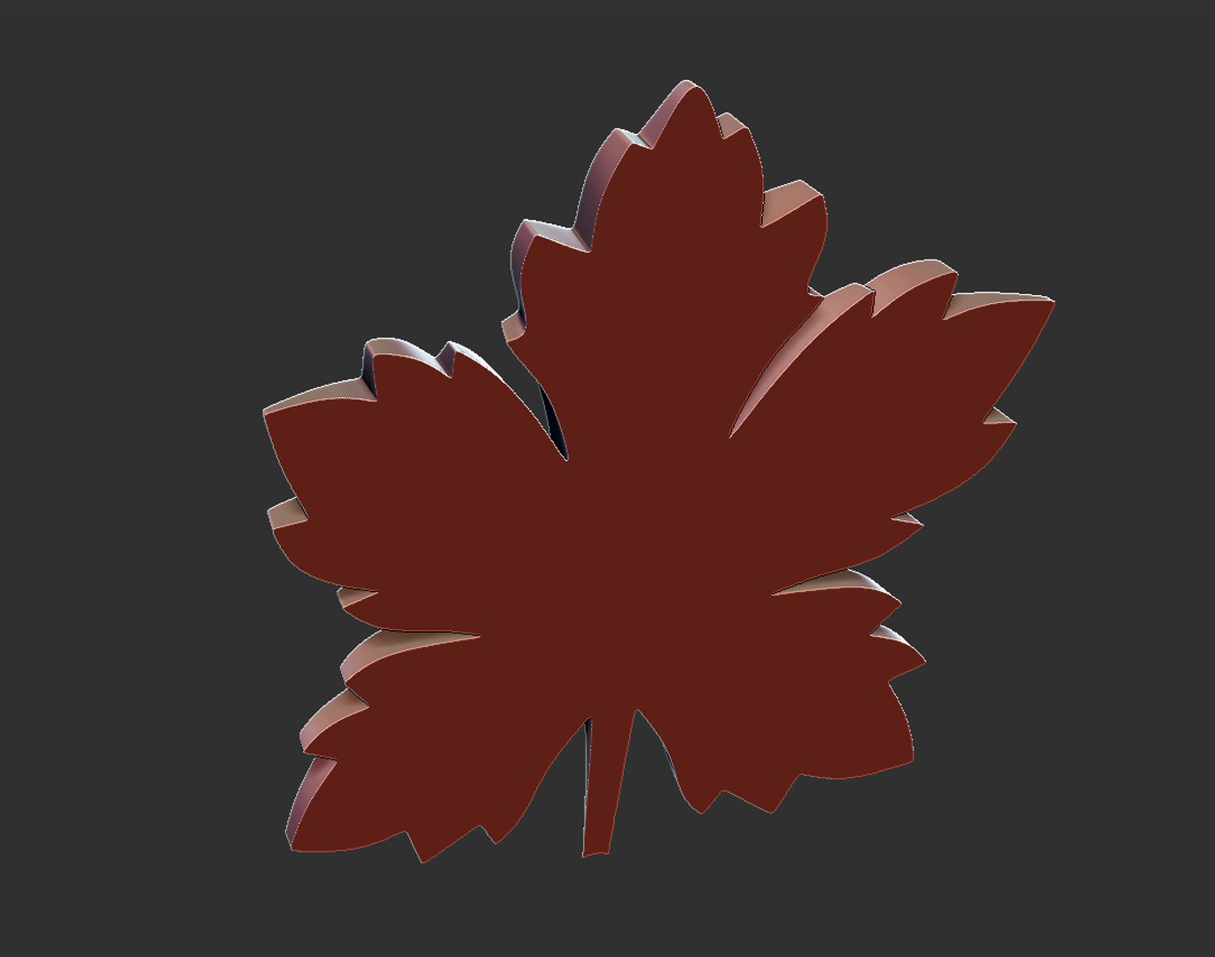 3D maple leaf model - TurboSquid 1608791