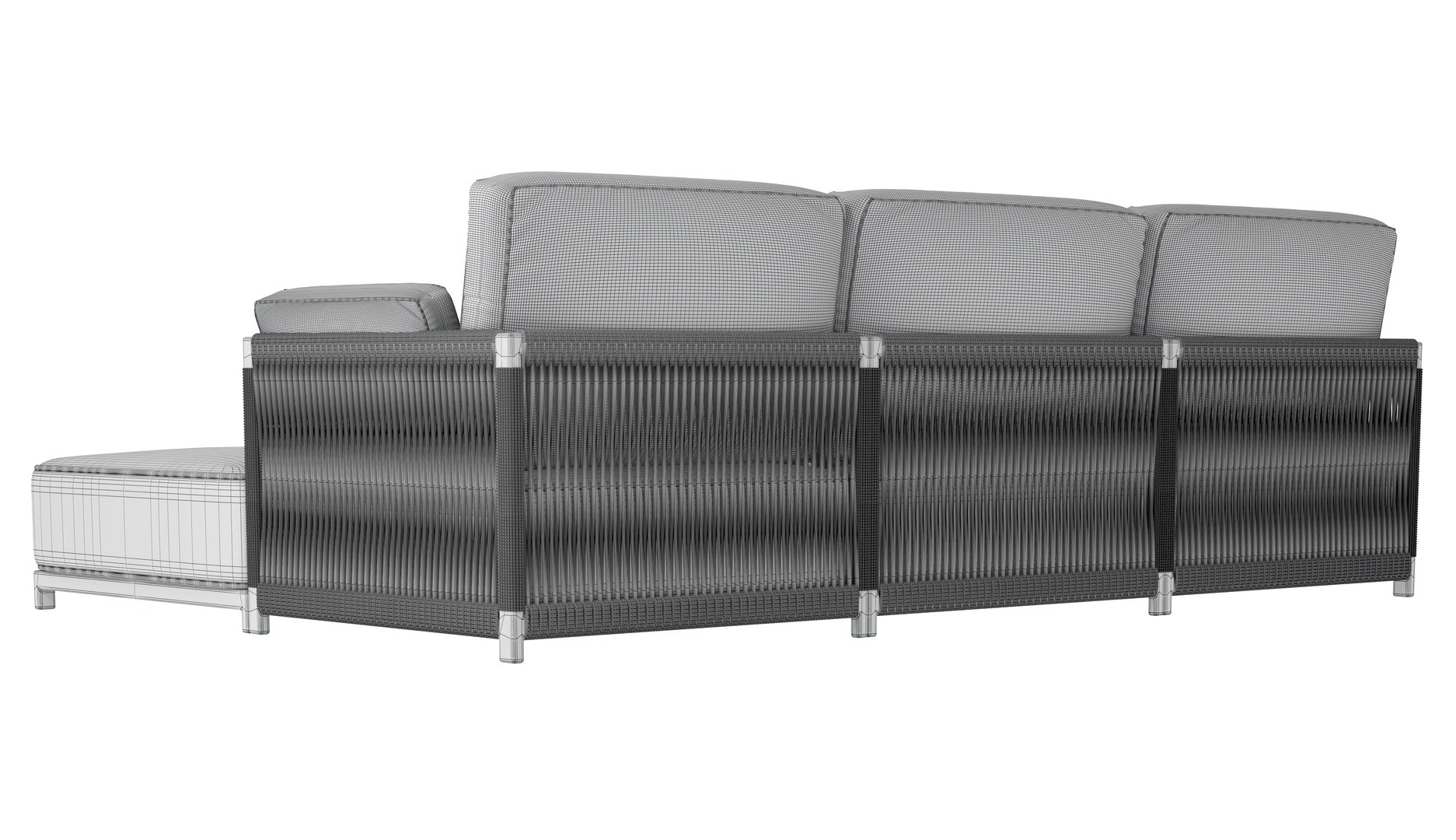 3D Sette Garden Pixel Sofa - TurboSquid 2049984