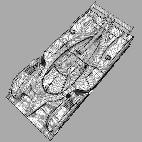 3d peugeot racecar car model