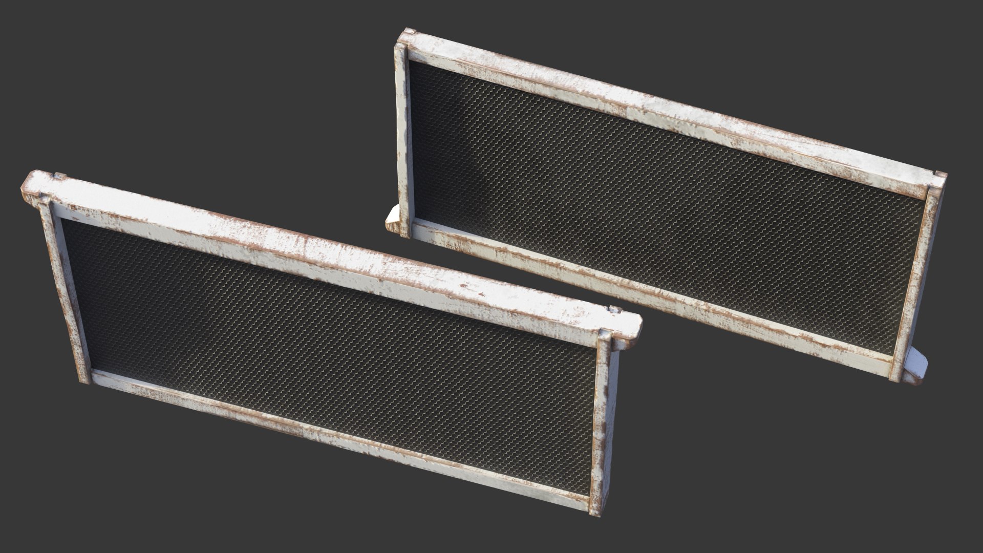 3D Painted Hive Frame - TurboSquid 1486451