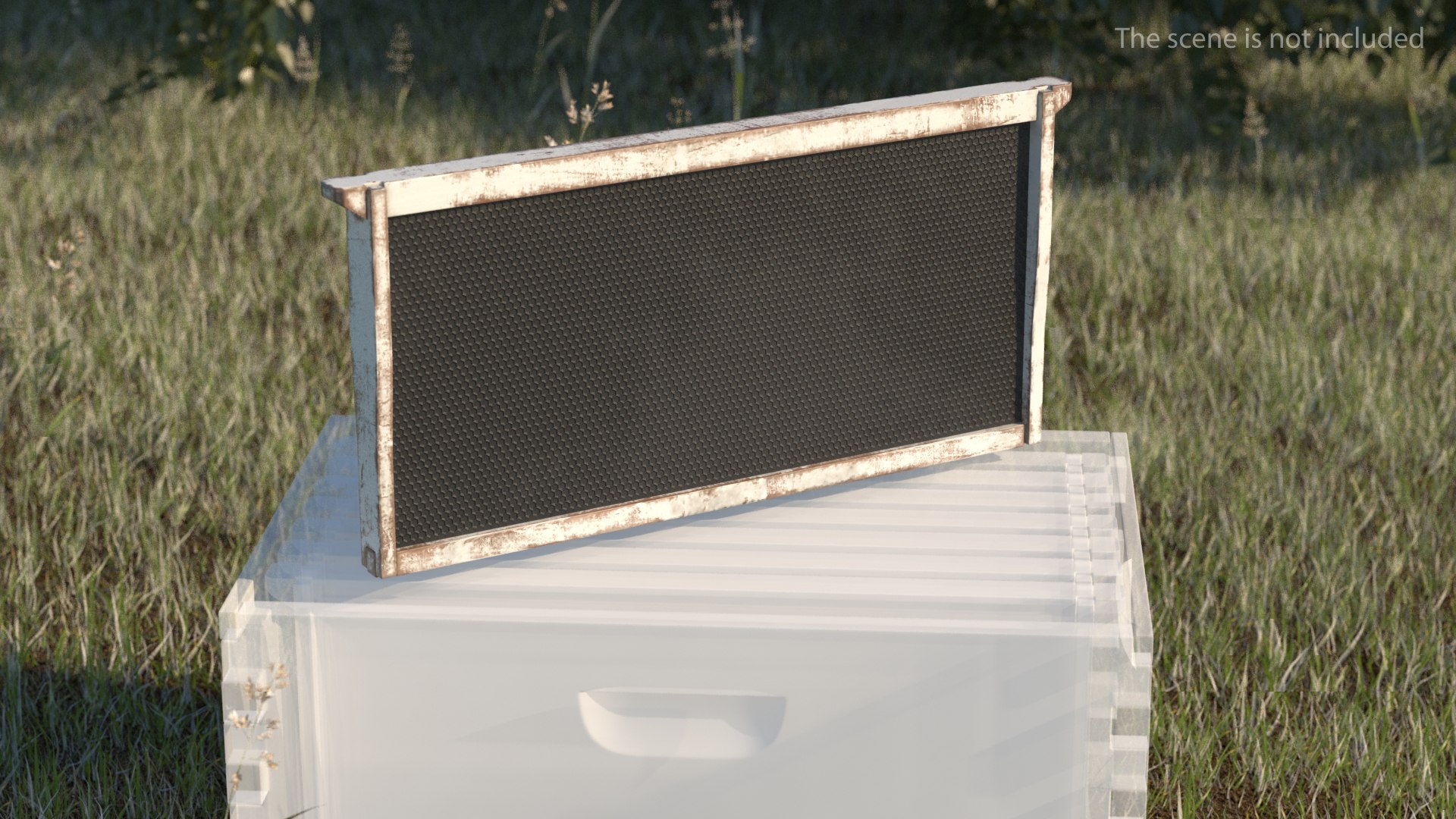 3D painted hive frame - TurboSquid 1486451