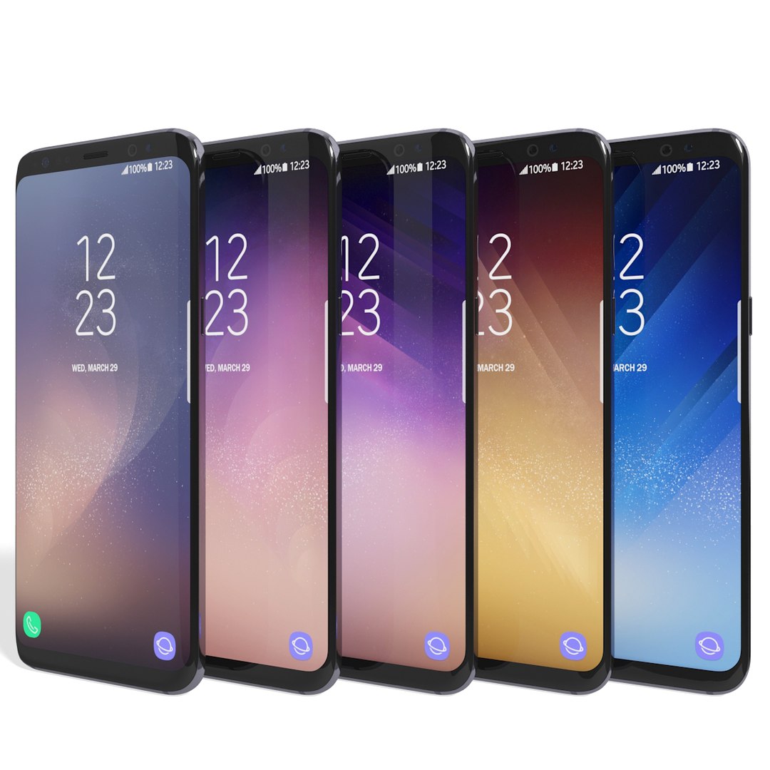 3D realistic samsung galaxy s8 model | 1142422 | TurboSquid