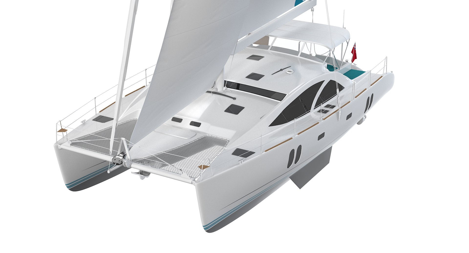 discovery 50 catamaran 3d model