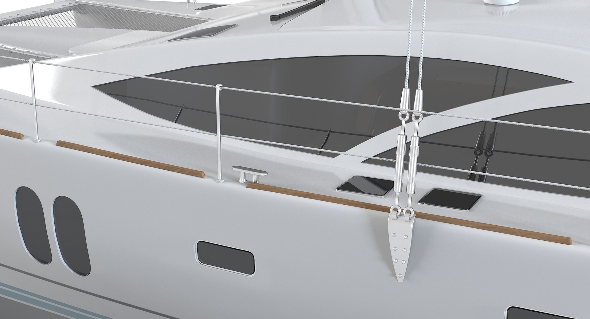 discovery 50 catamaran 3d model