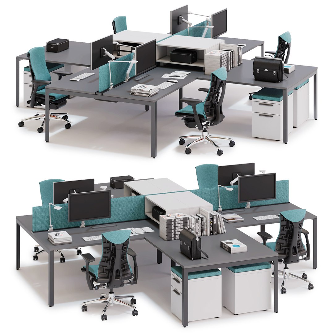 Herman Miller Layout Model - TurboSquid 1486730