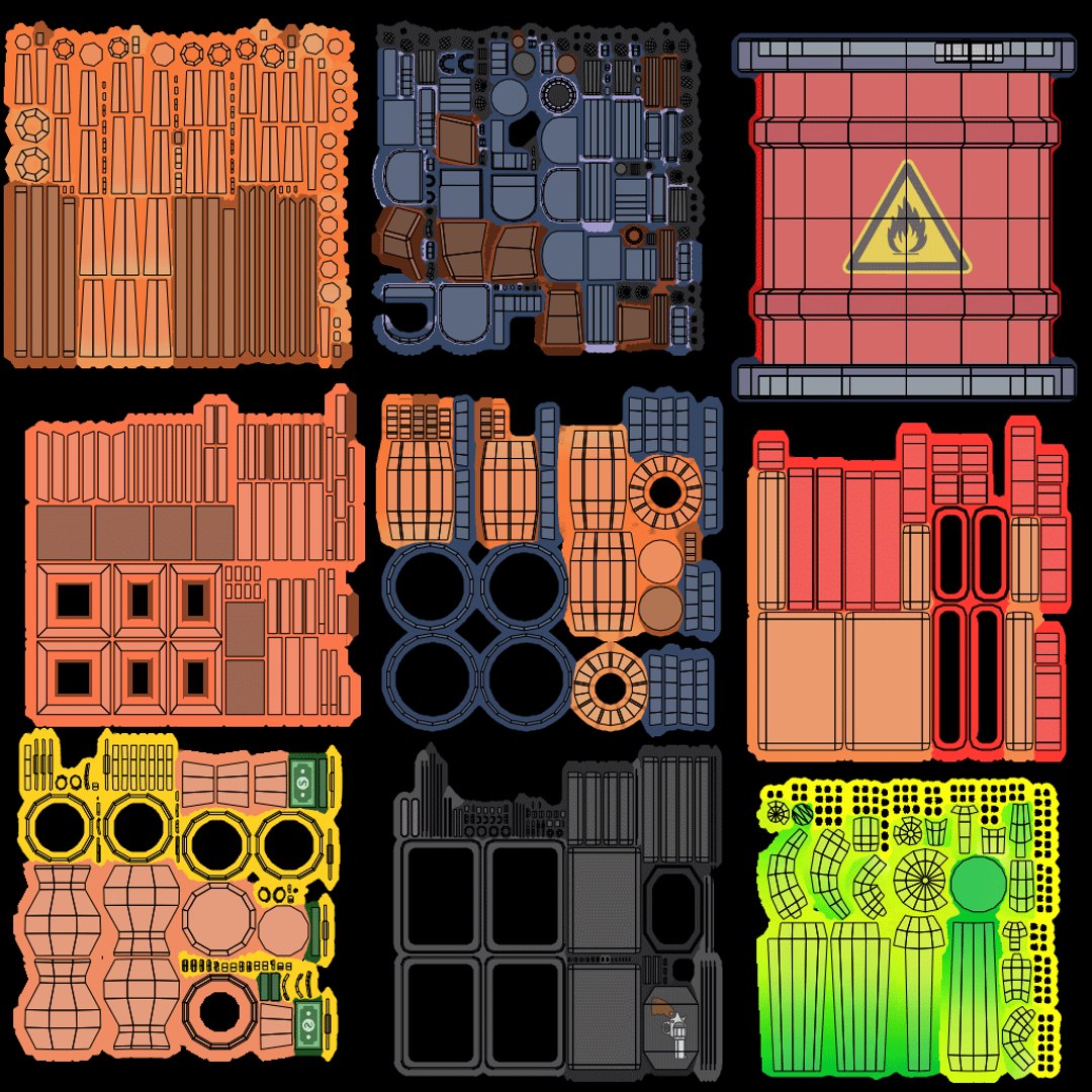 Stylized Game Asset Pack 3D - TurboSquid 2201257