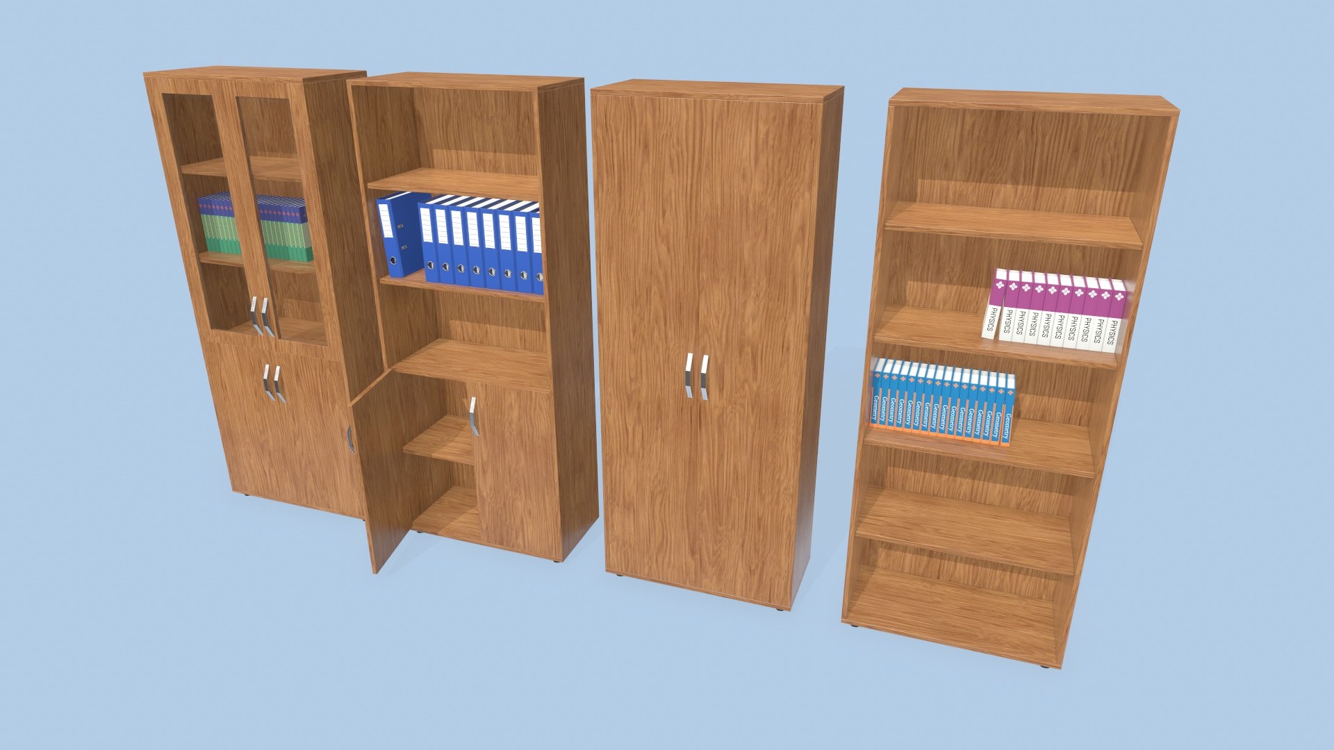 Bookcases 3D Model - TurboSquid 1805950