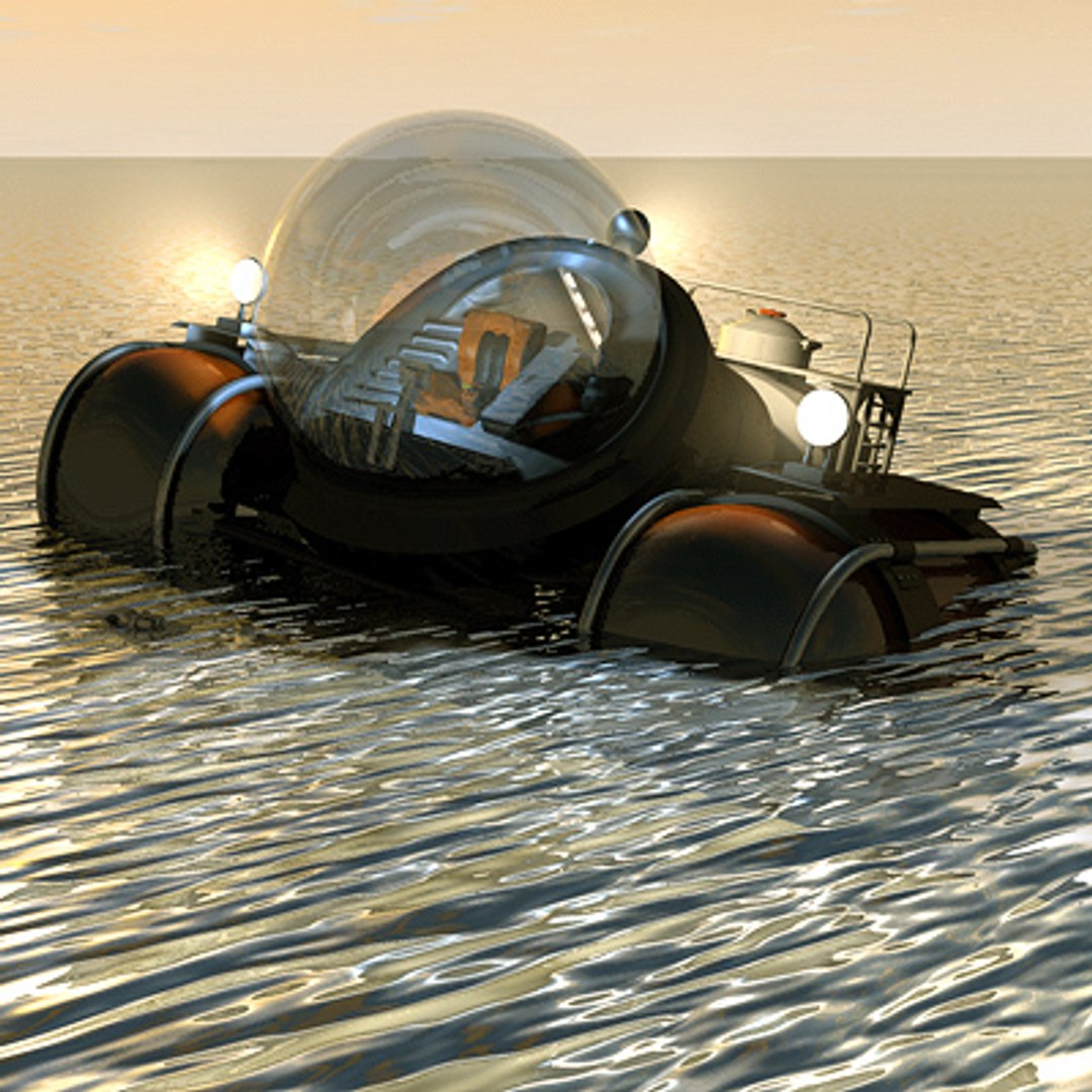 Deep Sea Submarine 3d Model