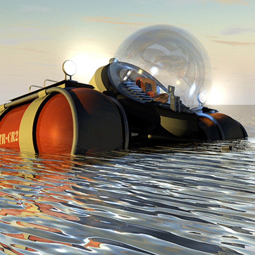 Deep Sea Submarine 3d Model