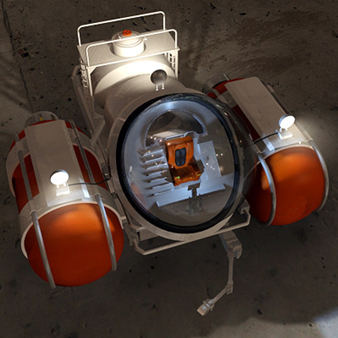 Deep Sea Submarine 3d Model