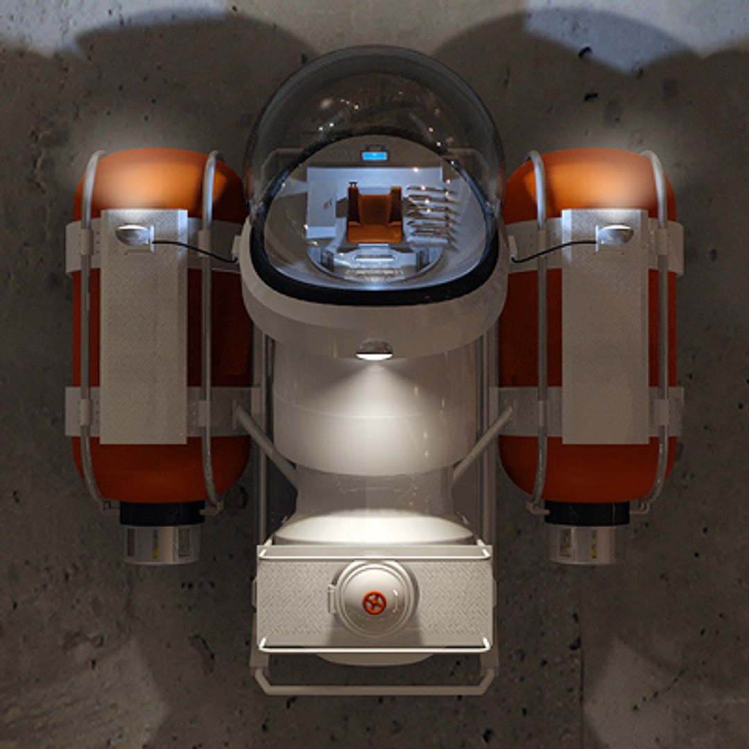 Deep Sea Submarine 3d Model