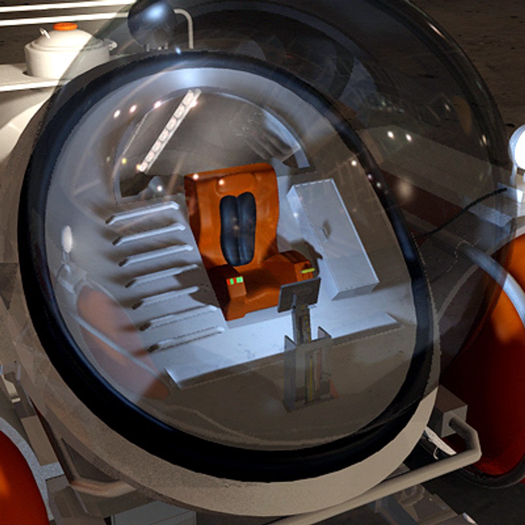 Deep Sea Submarine 3d Model