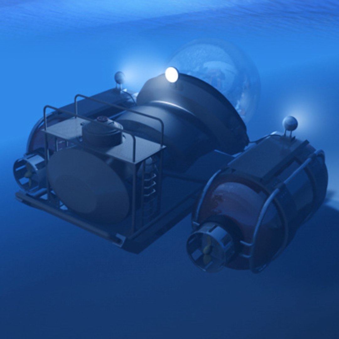 Deep Sea Submarine 3d Model