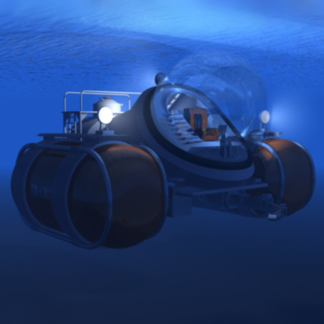 Deep Sea Submarine 3d Model