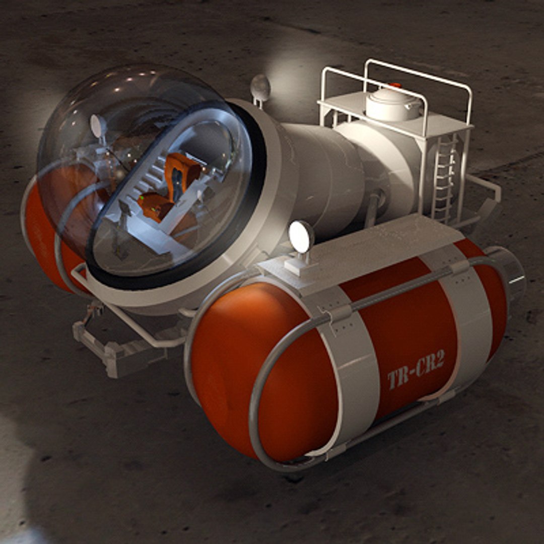 Deep Sea Submarine 3d Model