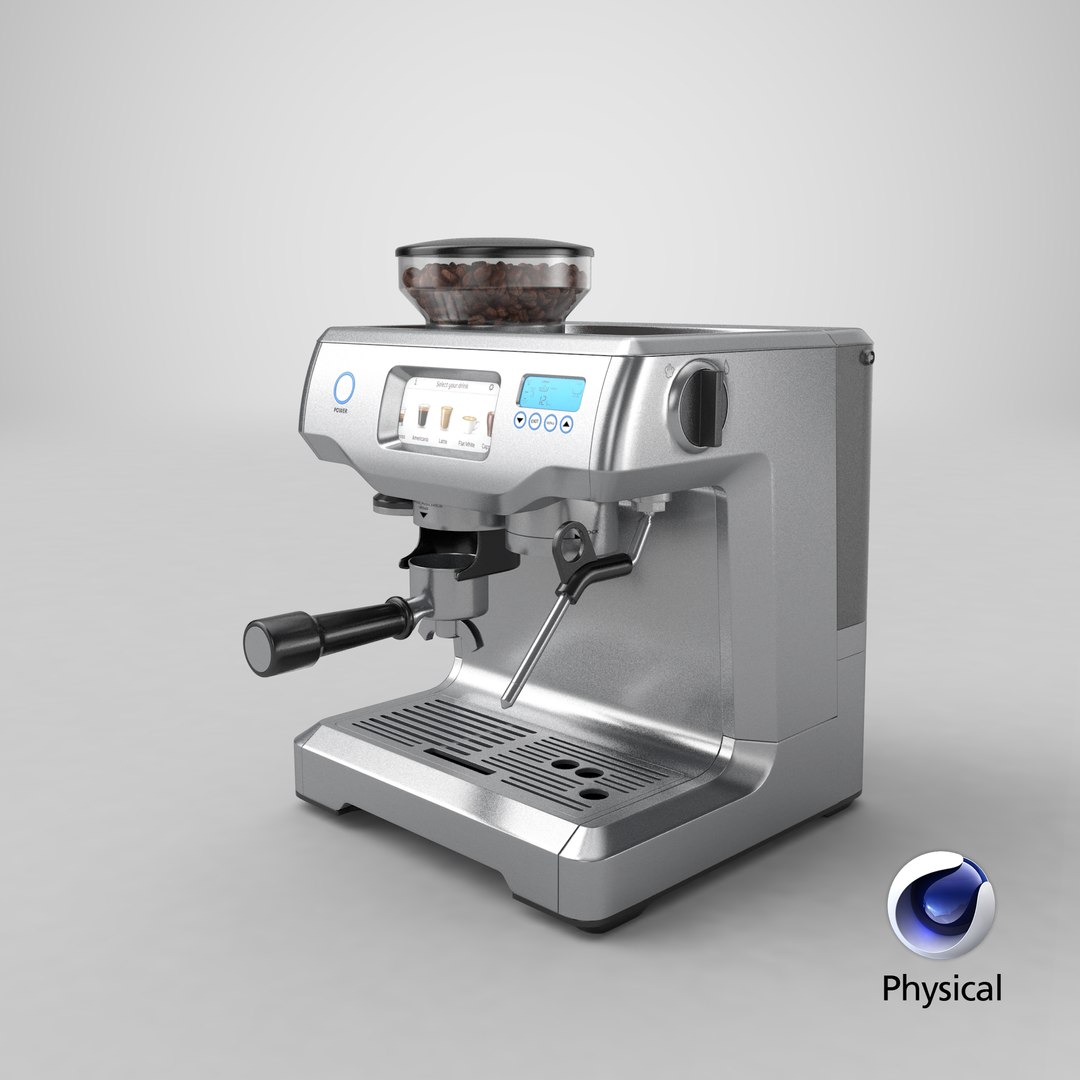 3D Model Detailed Espresso Coffee Maker Machine - TurboSquid 1980602