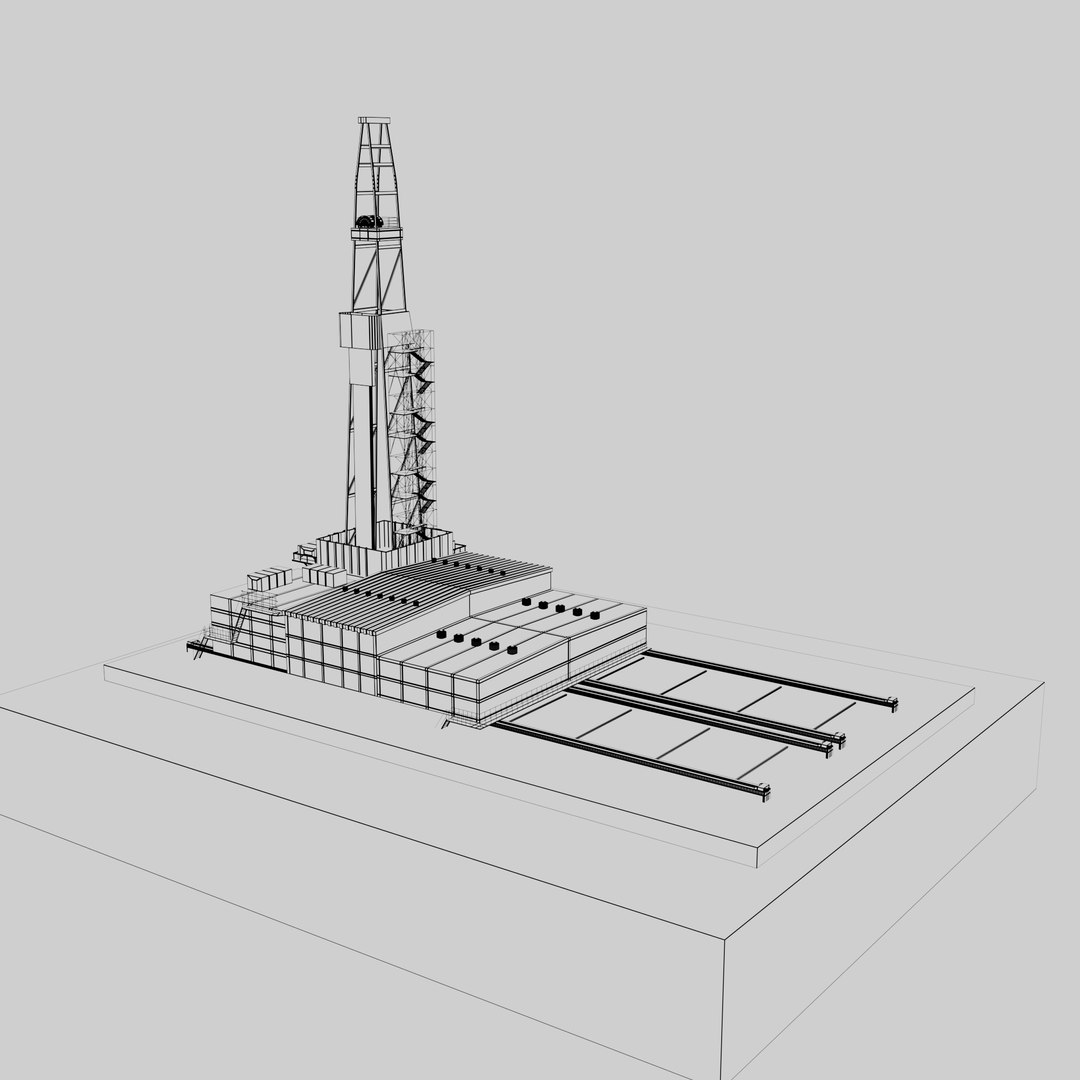 3D Land Oil Rig - TurboSquid 2212426