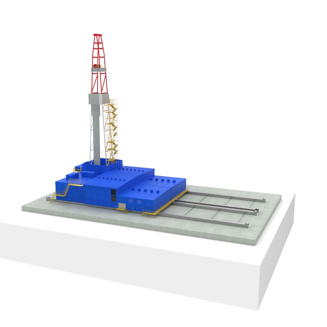 3D Land Oil Rig - TurboSquid 2212426